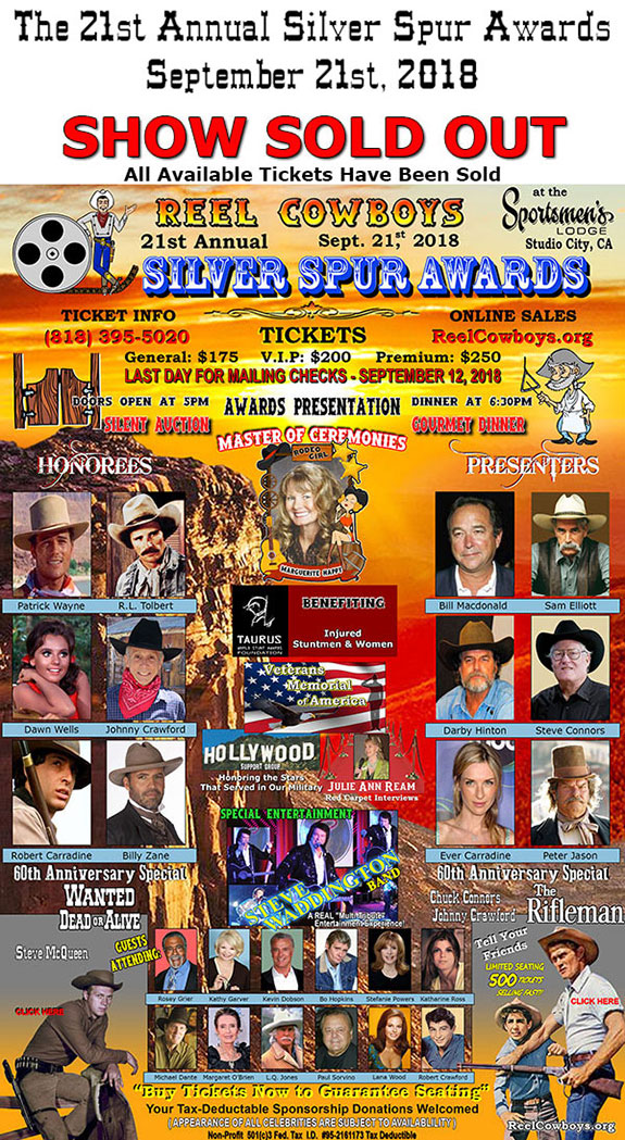 Reel Cowboys.org | In the News | Reel Cowboys Silver Spur Awards